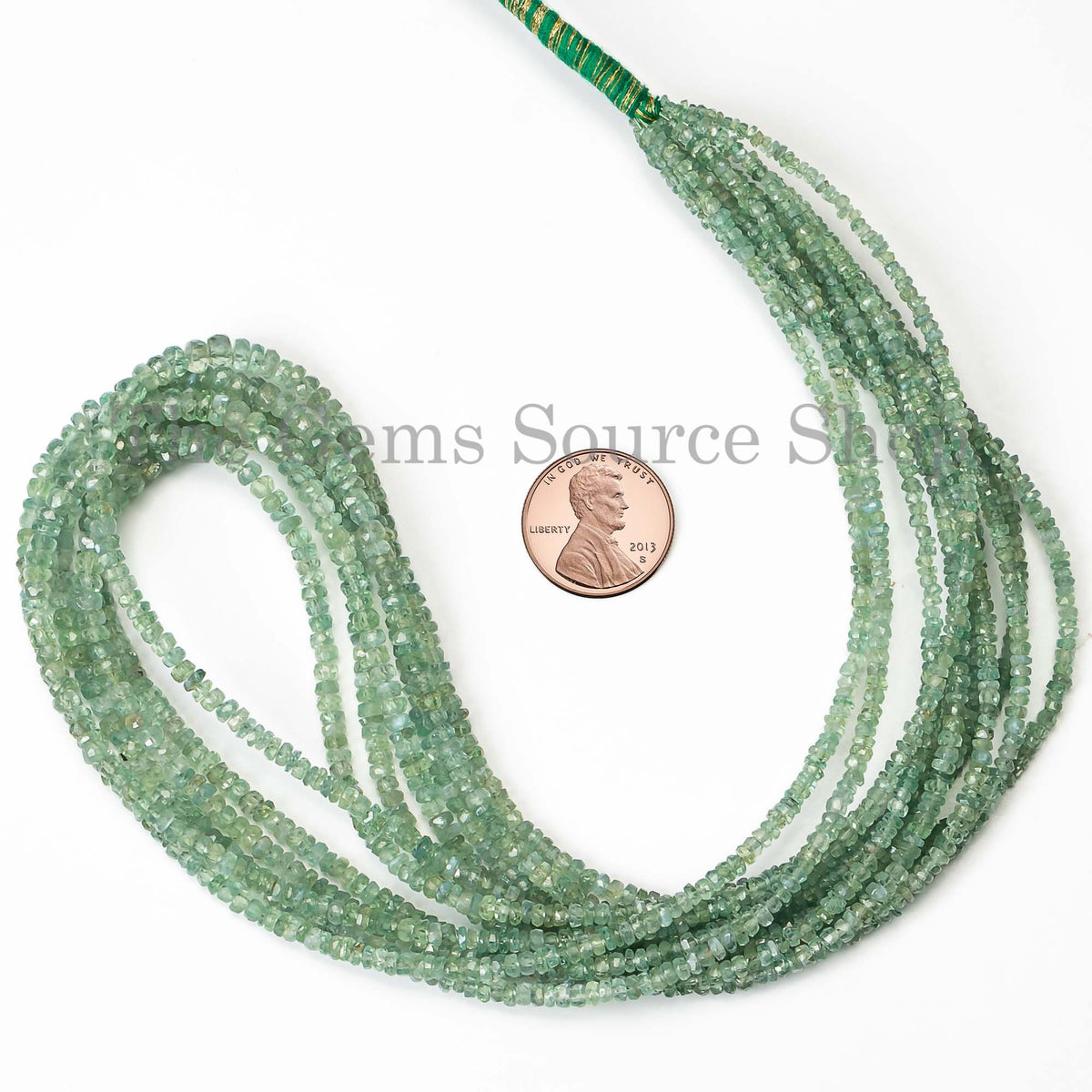 Genuine Alexandrite Faceted Rondelle Gemstone Craft Beads 17" Strand ...