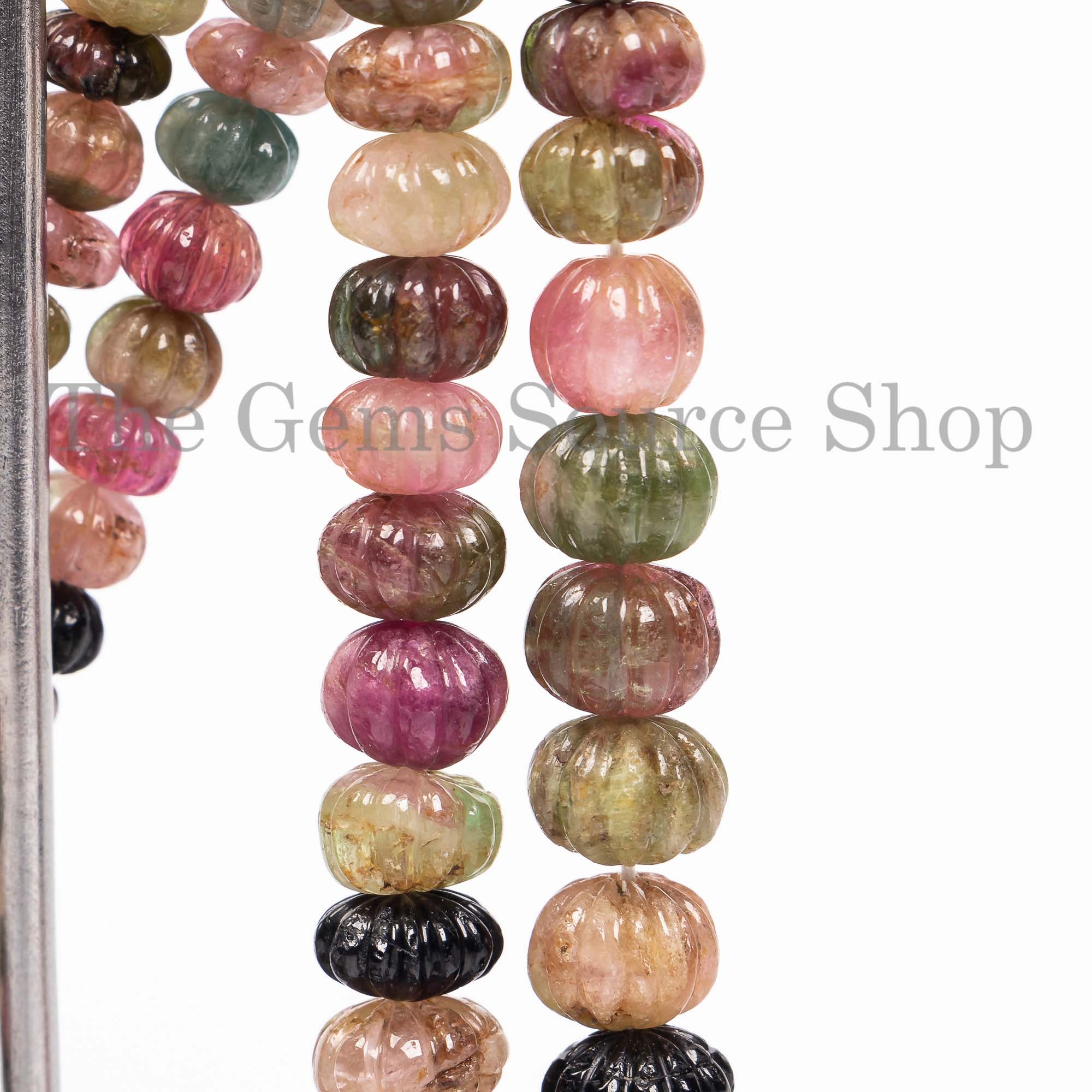 Watermelon Tourmaline Beads